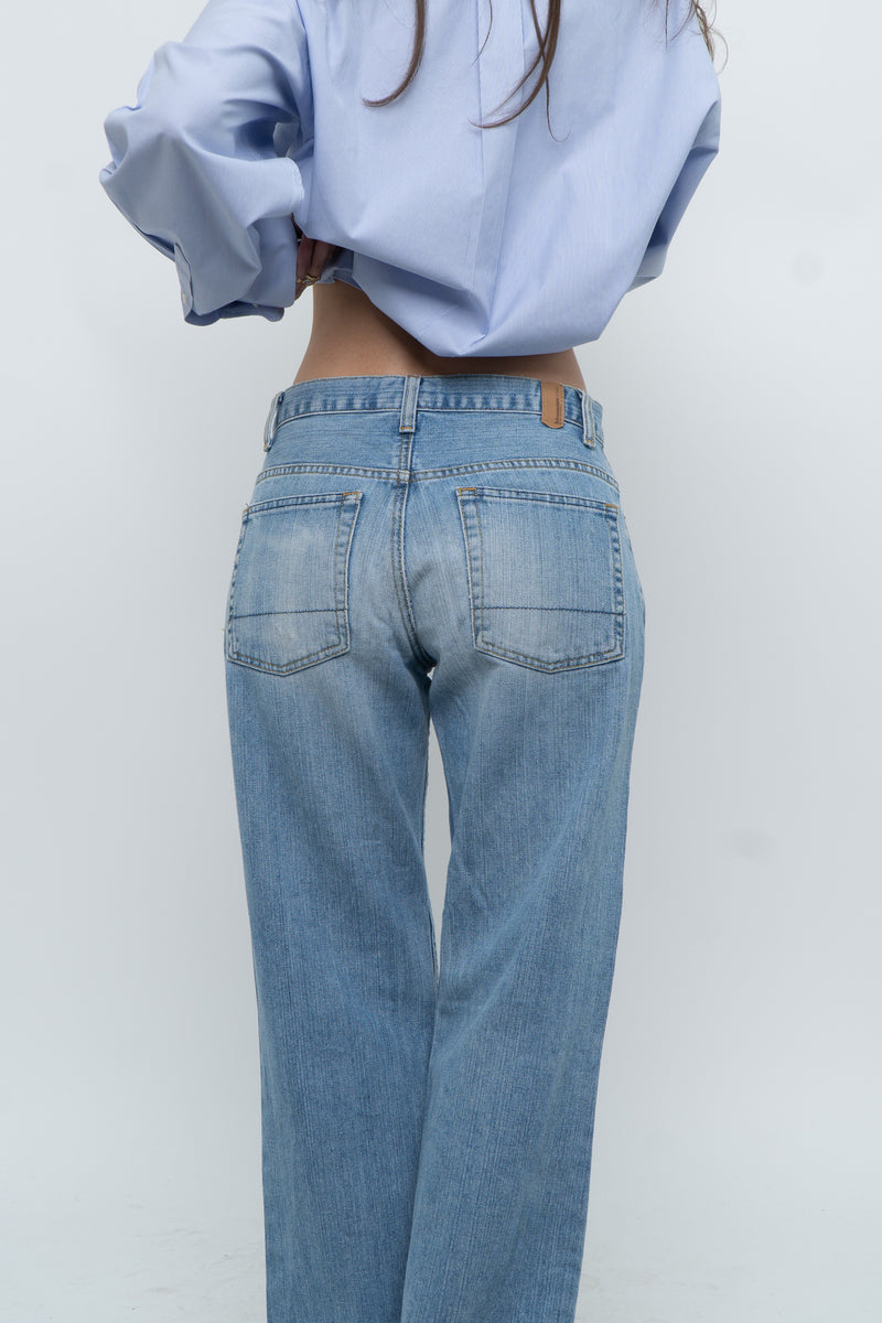 Vintage x Made in Mexico x BLUENOTES Faded Wide Denim (S)